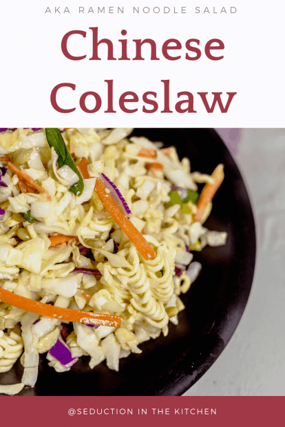 Chinese Coleslaw {AKA Ramen Noodle Cole Slaw}