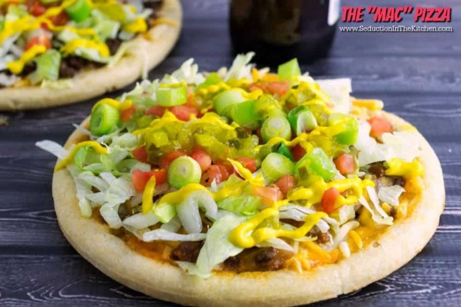The Mac Pizza {Easy Cheeseburger Pizza Recipe}