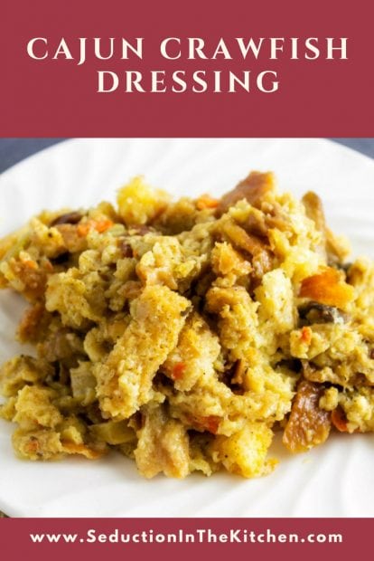 Cajun Crawfish Dressing {A Southern Holiday Side Dish}