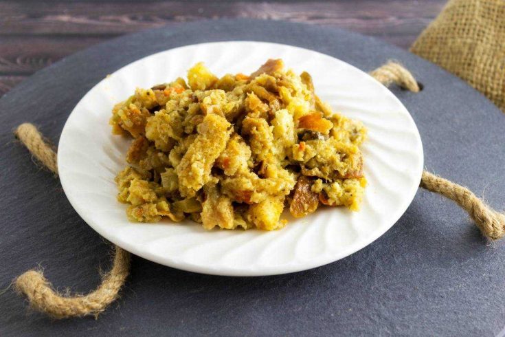 Cajun Crawfish Dressing {A Southern Holiday Side Dish}