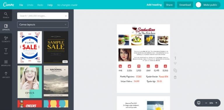 How To Make A Media Kit With Canva - Seduction In The Kitchen