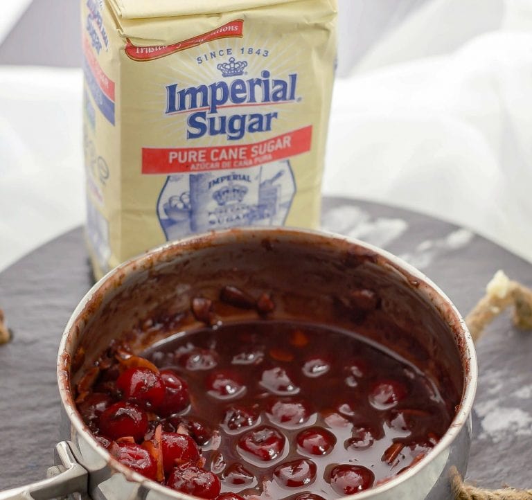 Chocolate Cherry Almond Chutney {Topping For Dessert Cups}