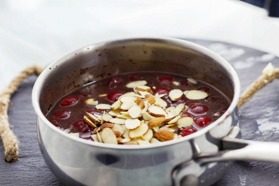 Chocolate Cherry Almond Chutney {Topping For Dessert Cups}