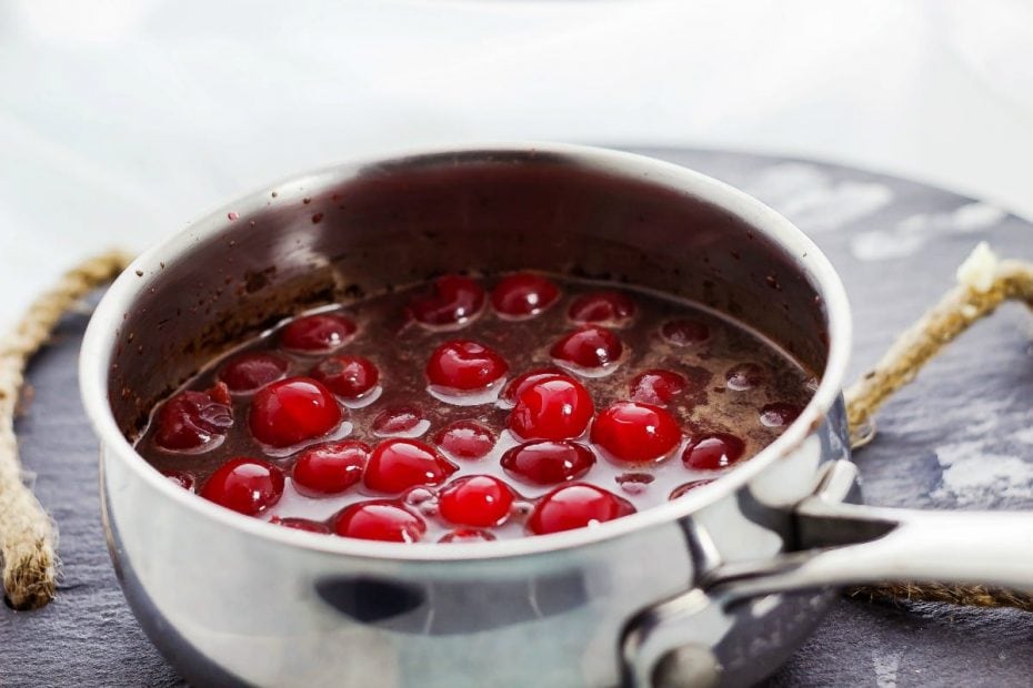 Chocolate Cherry Almond Chutney {Topping For Dessert Cups}