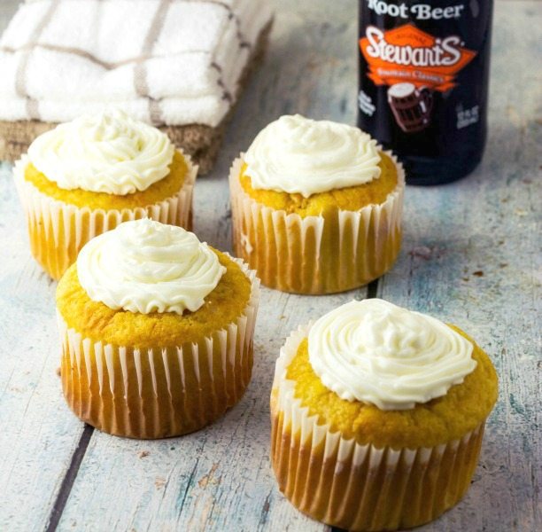 Root Beer Float Cupcakes - Seduction In The Kitchen