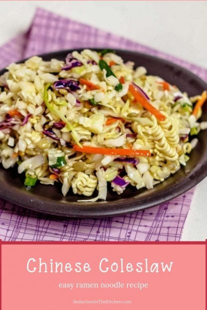 Chinese Coleslaw {AKA Ramen Noodle Cole Slaw}