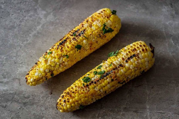 ? {French Onion} Grilled Corn On The Cob - Seduction In The Kitchen