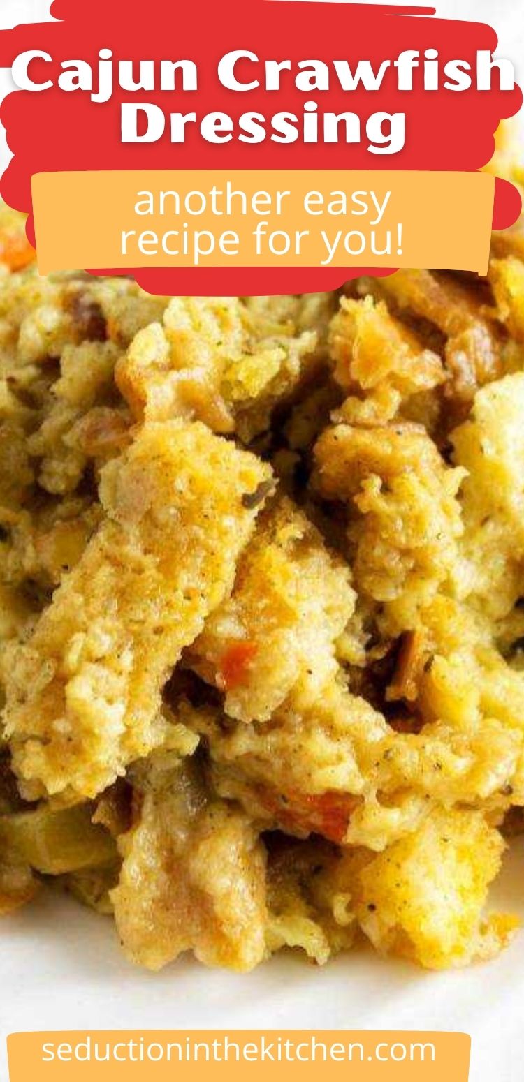 Cajun Crawfish Dressing {A Southern Holiday Side Dish}