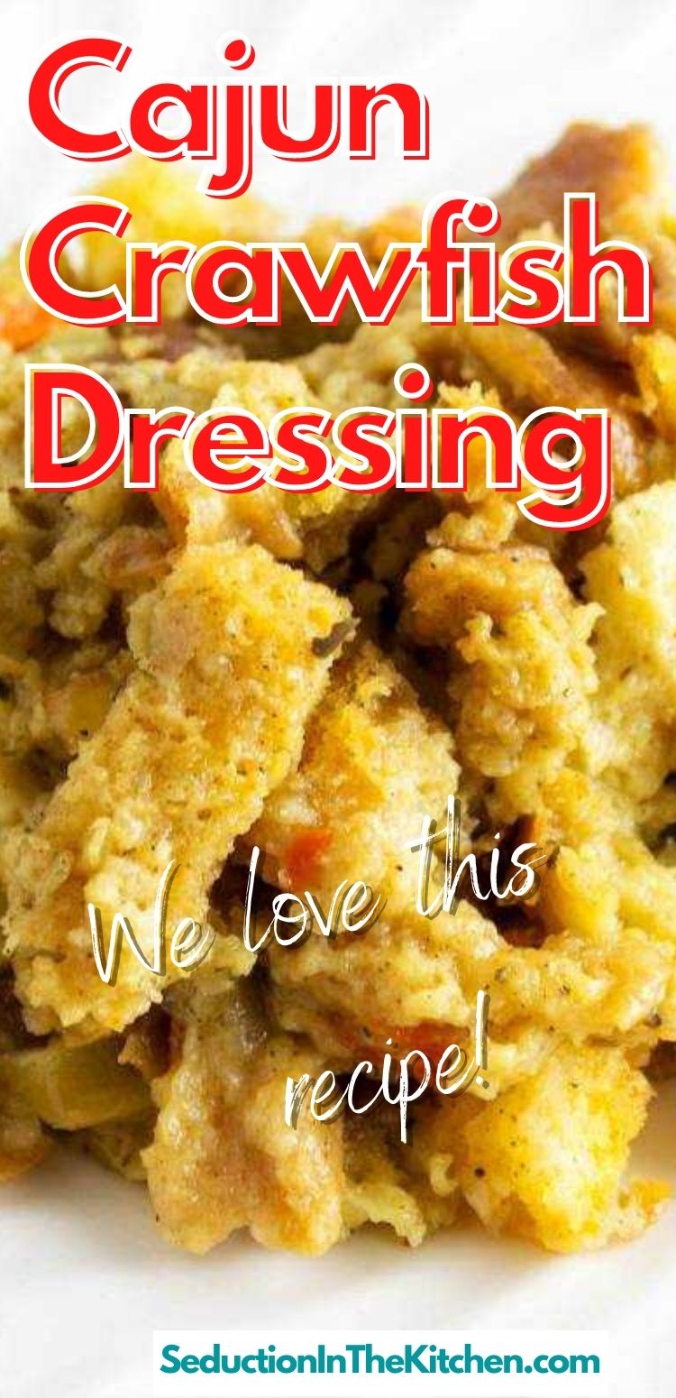 Cajun Crawfish Dressing {A Southern Holiday Side Dish}