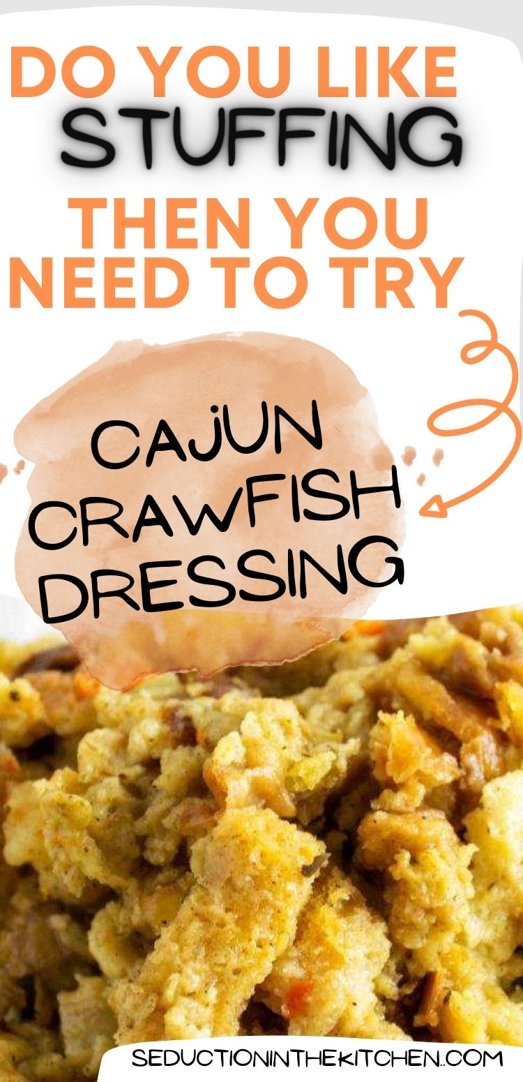 Cajun Crawfish Dressing {A Southern Holiday Side Dish}