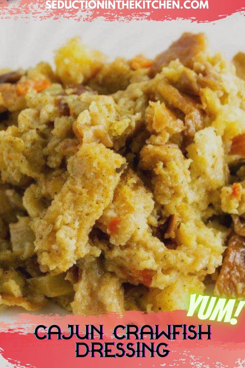 Cajun Crawfish Dressing {A Southern Holiday Side Dish}