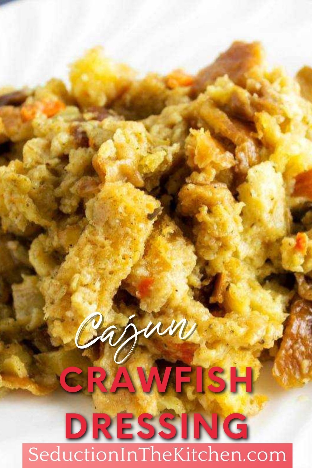 Cajun Crawfish Dressing {A Southern Holiday Side Dish}