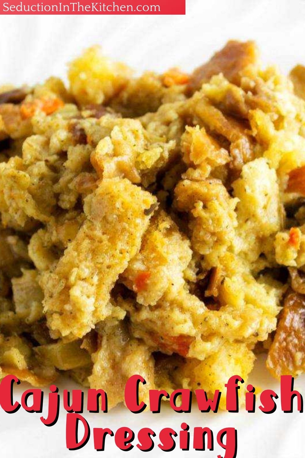 Cajun Crawfish Dressing {A Southern Holiday Side Dish}