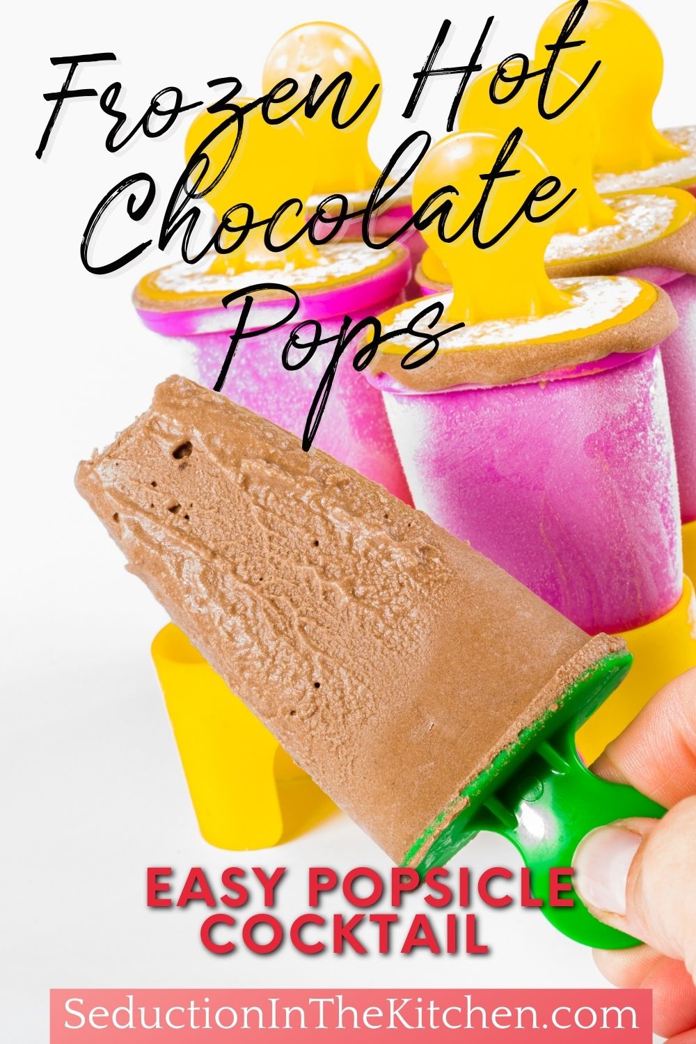 Frozen Hot Chocolate Pops {Easy Chocolate Popsicle Recipe}