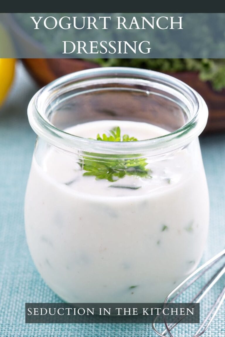 {Easy And Healthy} Yogurt Ranch Dressing Recipe