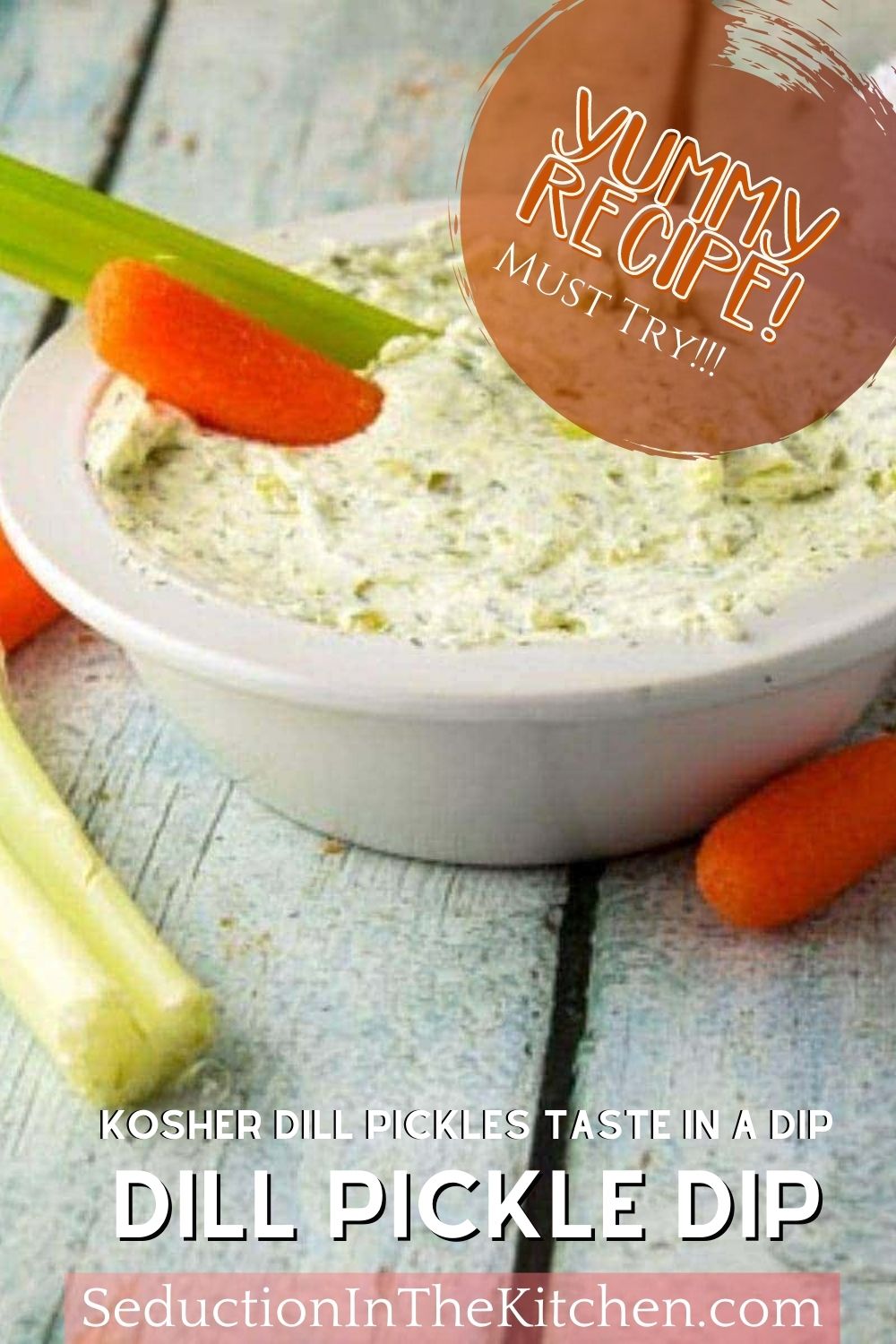 Simple Dill Pickle Dip {Kosher Dill Pickles Taste In A Dip}