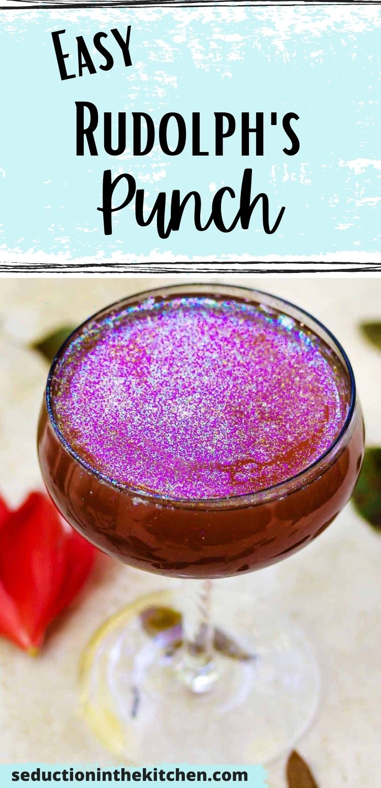 Rudolph's Punch {Easy Christmas Sangria Punch}