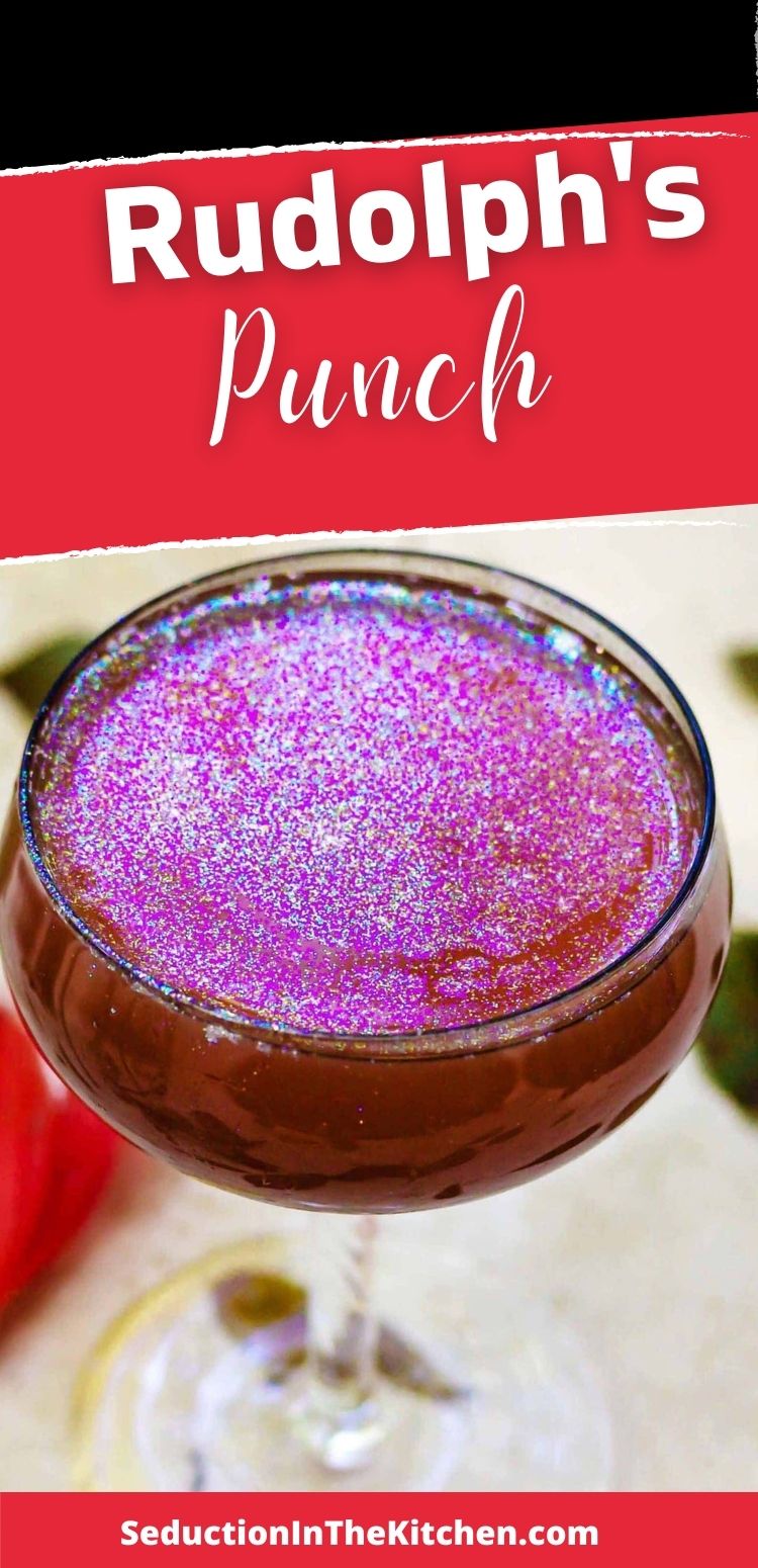 Rudolph's Punch {Easy Christmas Sangria Punch}