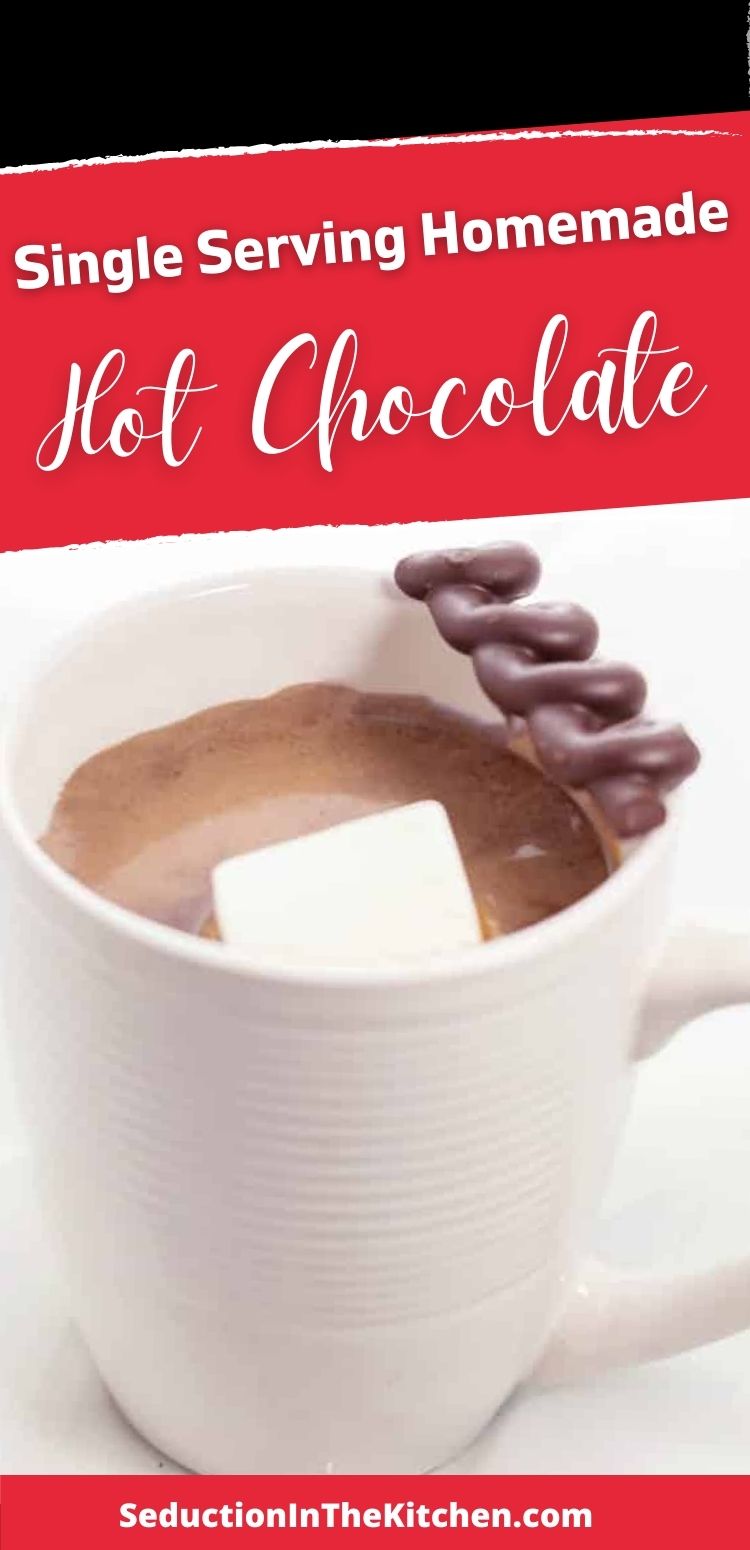 Single Serving Homemade Hot Chocolate Recipe