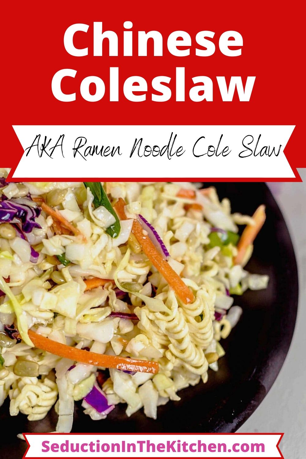 Chinese Coleslaw {AKA Ramen Noodle Cole Slaw}