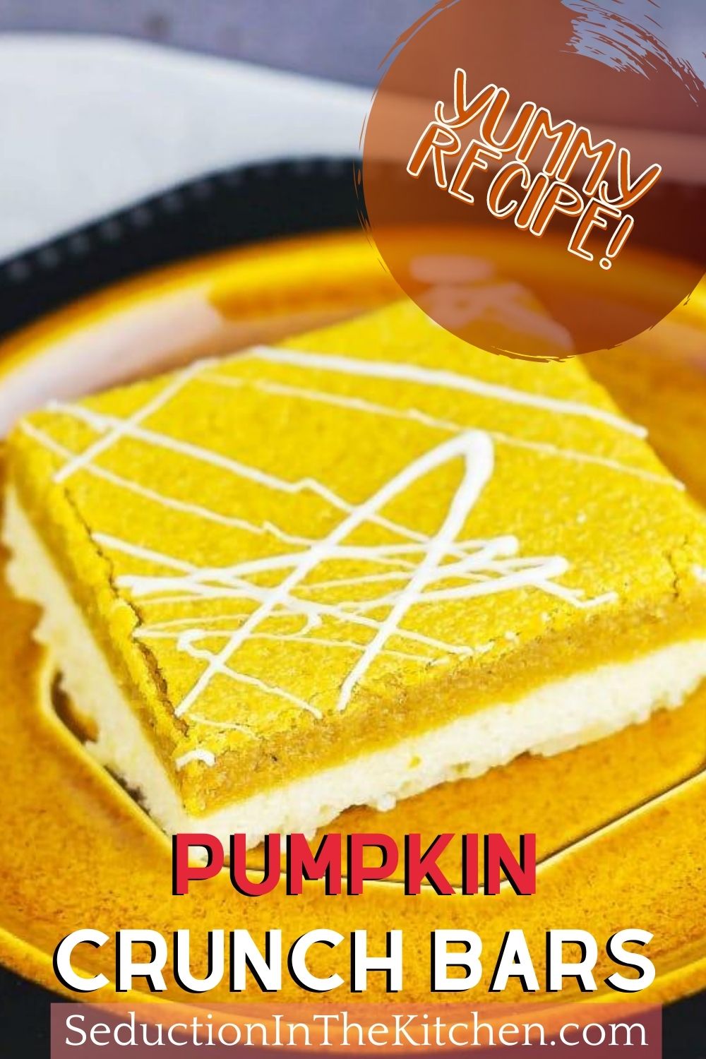 Pumpkin Crunch Bars {Easy Pumpkin Dessert Recipe}