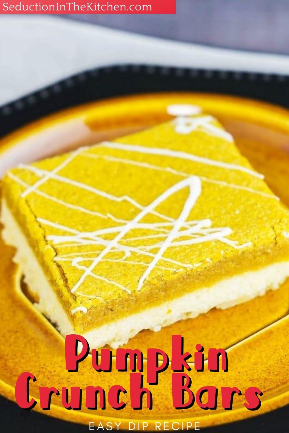 Pumpkin Crunch Bars {Easy Pumpkin Dessert Recipe}